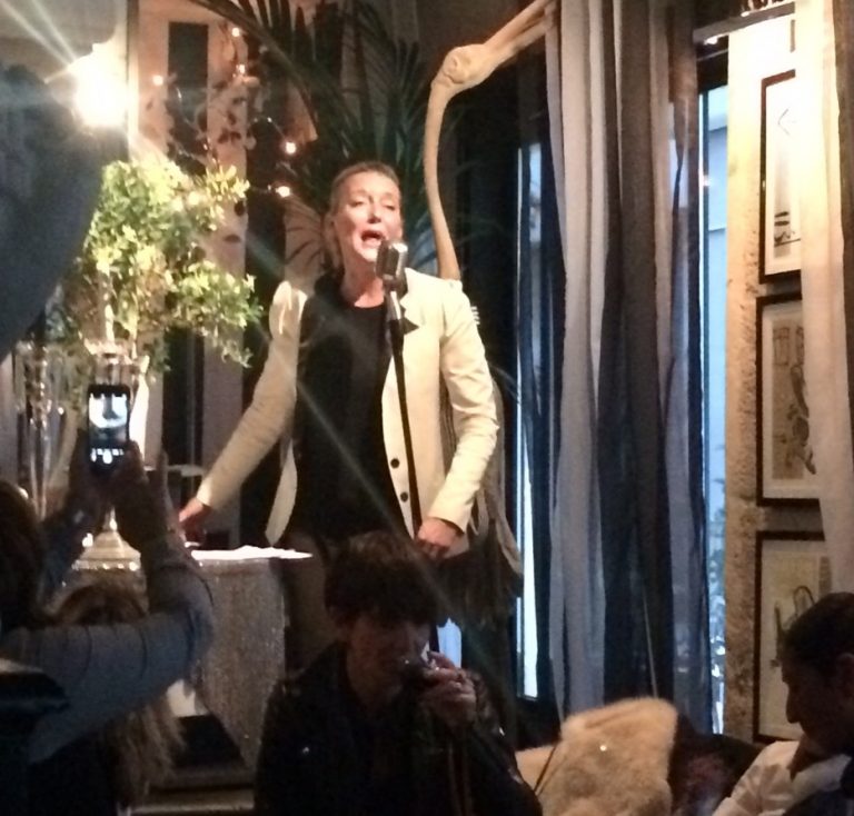 Caroline Nin and Valerie Benzaquine at Club RaYé, Paris for ...